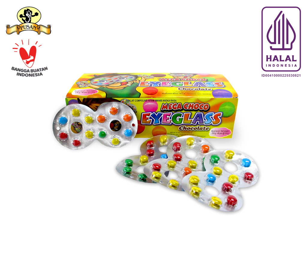Mega Choco Eyeglass - PUSAN MANIS MULIA